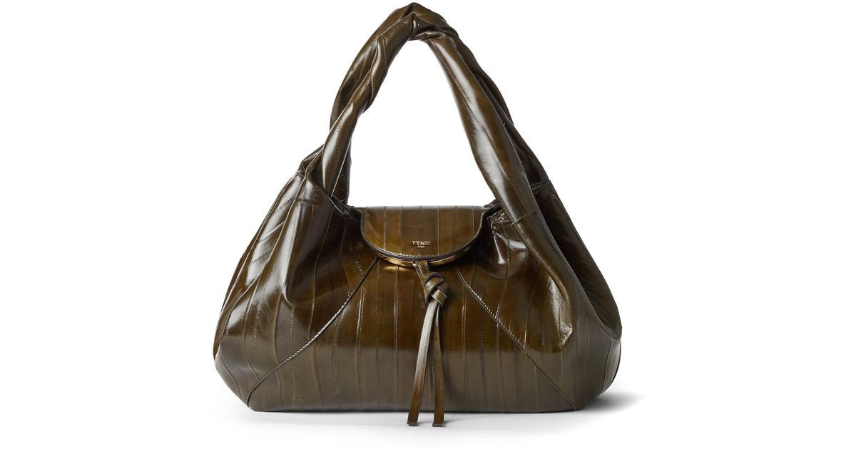 Fendi Spy Large in Brown | Lyst