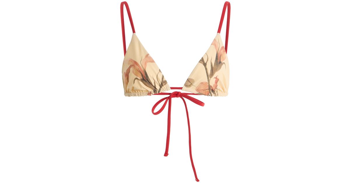 SIR. Hana String Triangle Top in White | Lyst