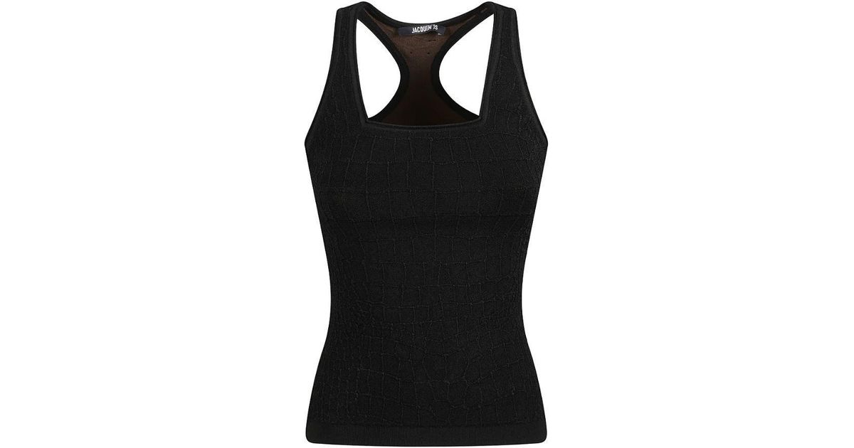 Jacquemus Top in Black | Lyst