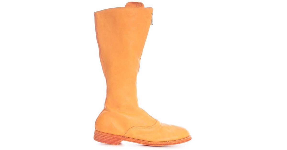 Guidi Boots in Orange | Lyst