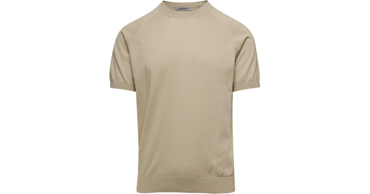 La Fileria Topwear in Natural for Men | Lyst