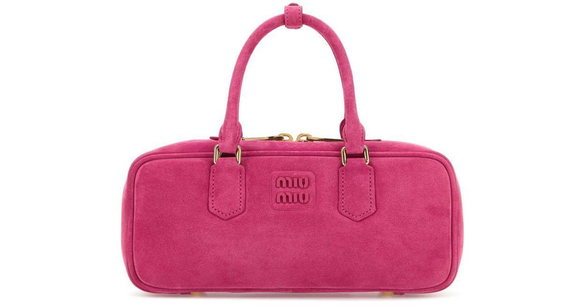 Miu Miu Handbags in Pink | Lyst UK