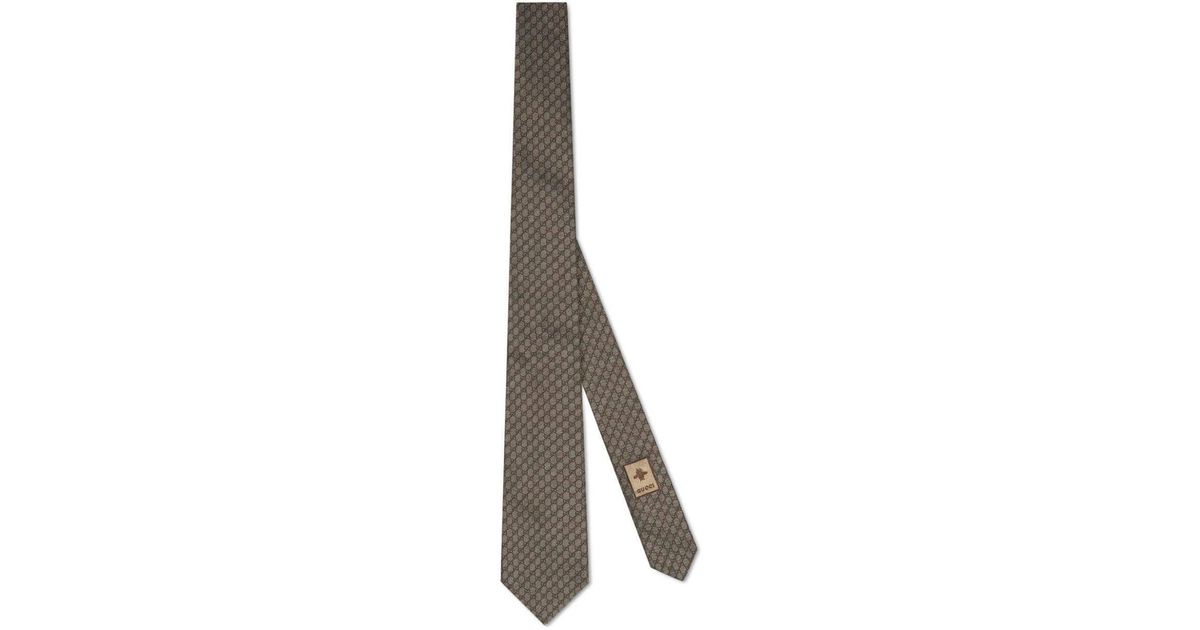 Gucci Ties in Gray for Men | Lyst
