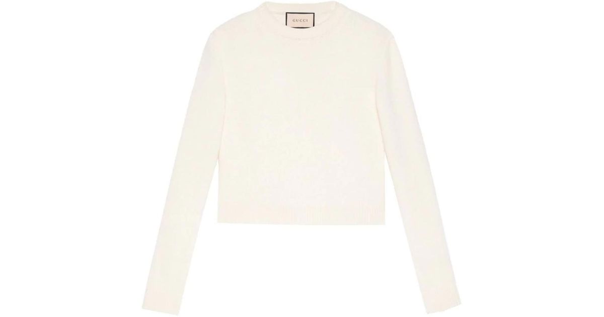 Gucci Top in White | Lyst