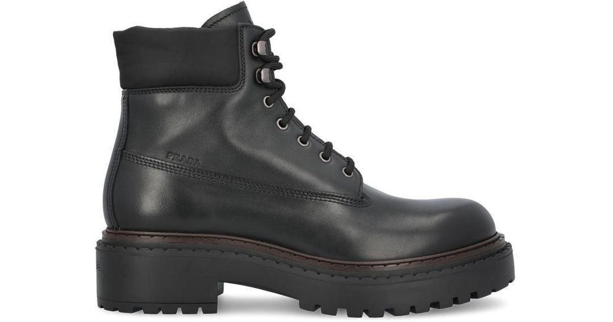 Prada Boots in Black for Men | Lyst