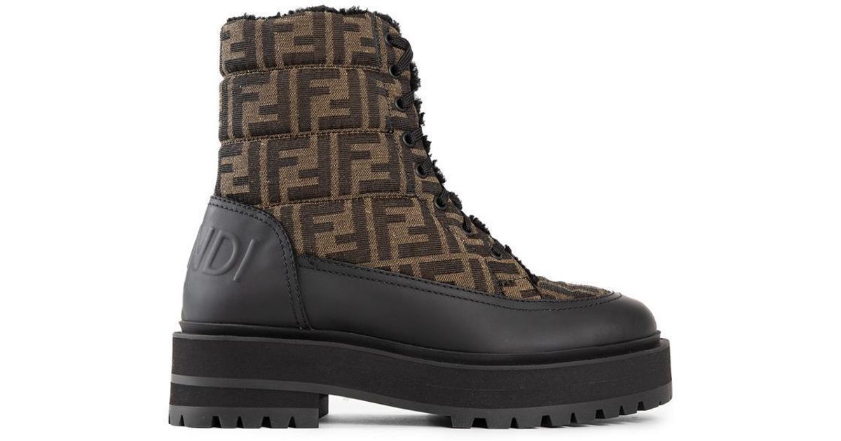 Fendi Boots in Brown | Lyst