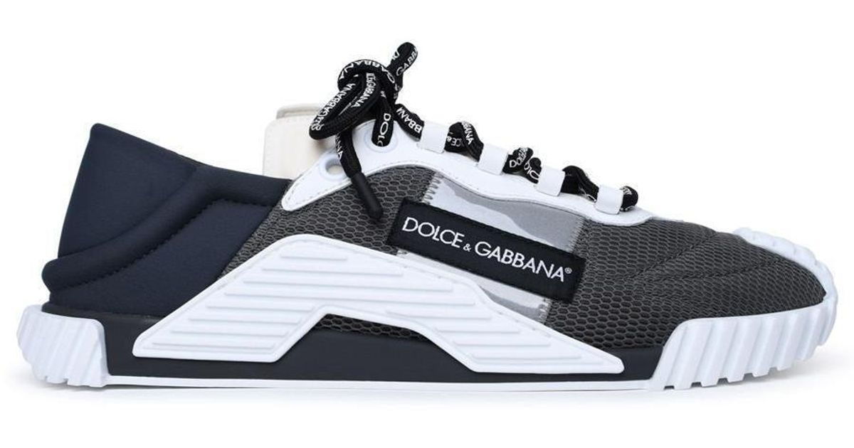 Dolce & Gabbana 'Ns 1' Nylon Blend Sneakers in Blue for Men | Lyst