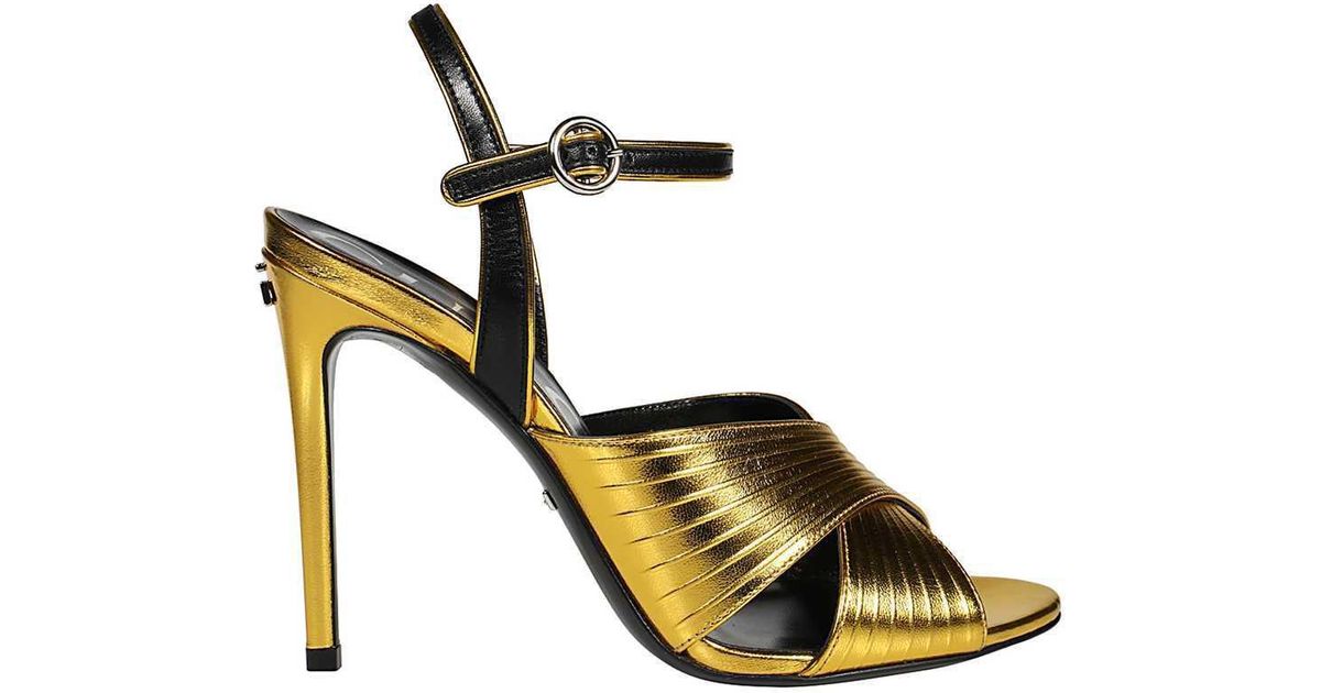 Gucci Heels in Metallic | Lyst
