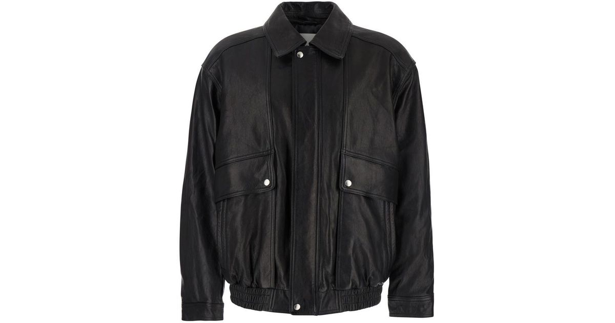 DUNST Jacket With Pockets On The Front And Elastic Hem in Black for Men ...