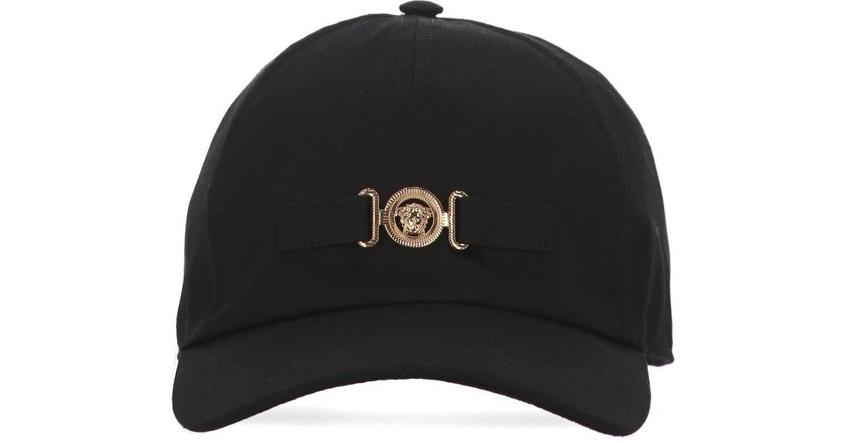 Versace Hats in Black for Men | Lyst UK