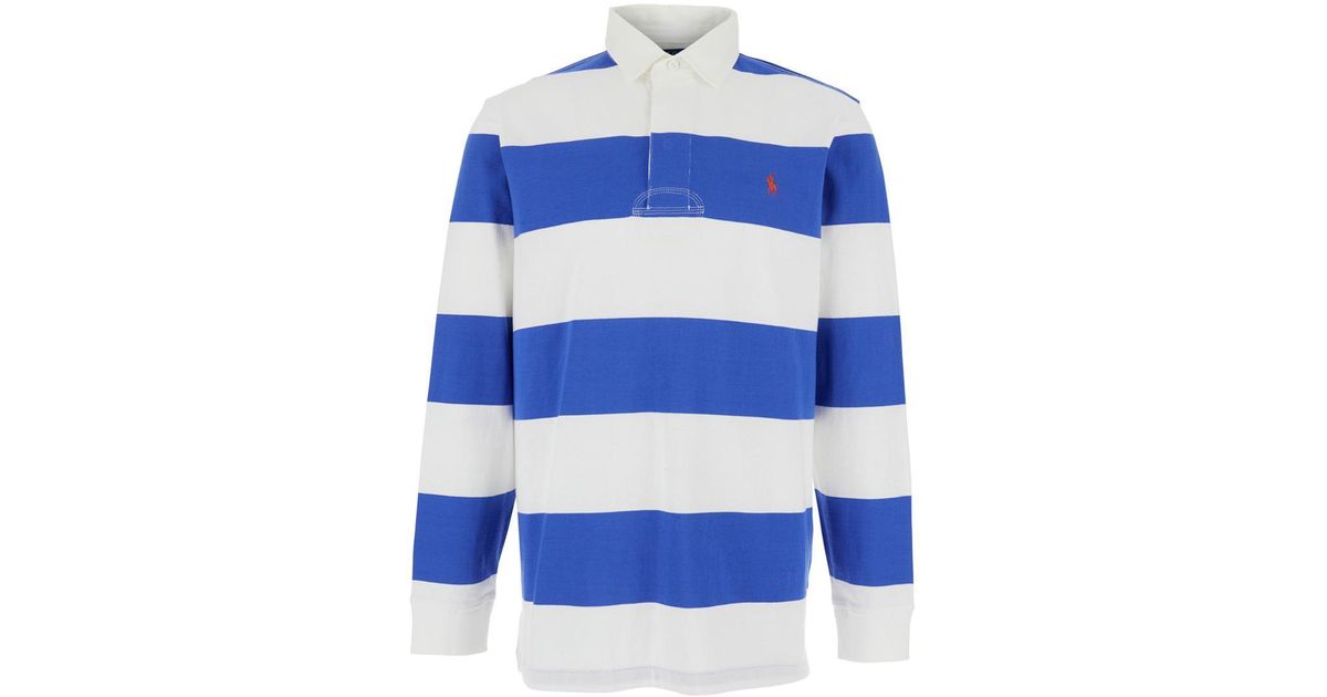Polo Ralph Lauren Polo Shirt With Pony Embroidery On The Front And All ...