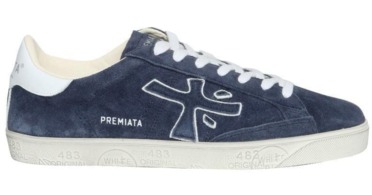 Premiata Sneaker in Blue for Men | Lyst