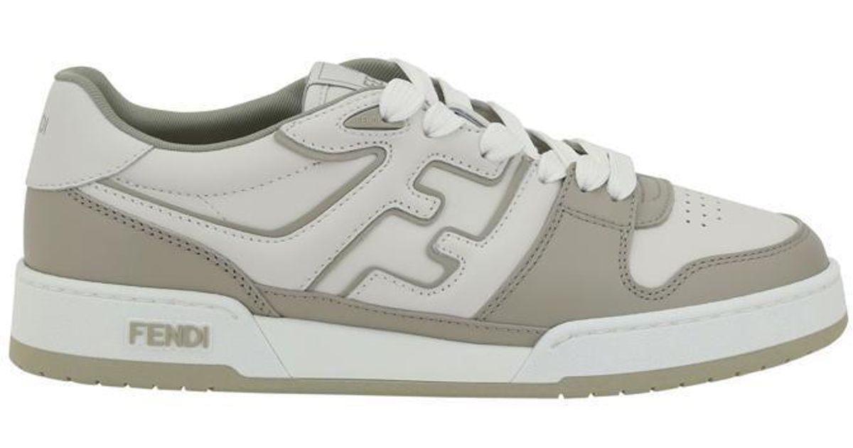 Fendi Match Sneakers in White for Men | Lyst