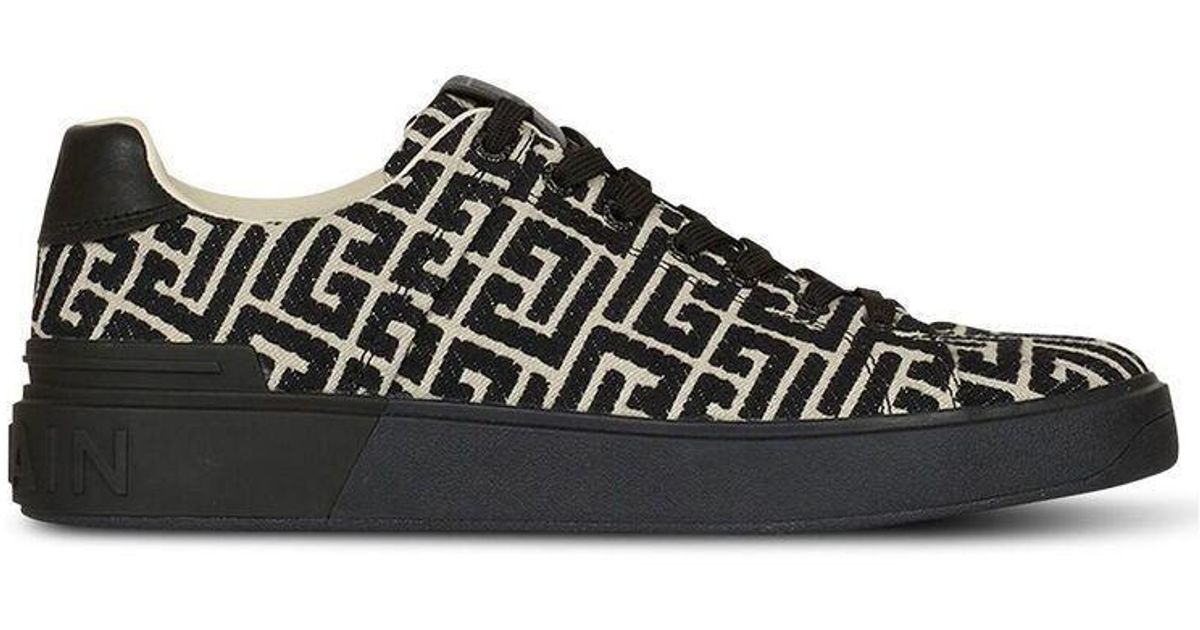 Balmain Sneakers in Black for Men | Lyst