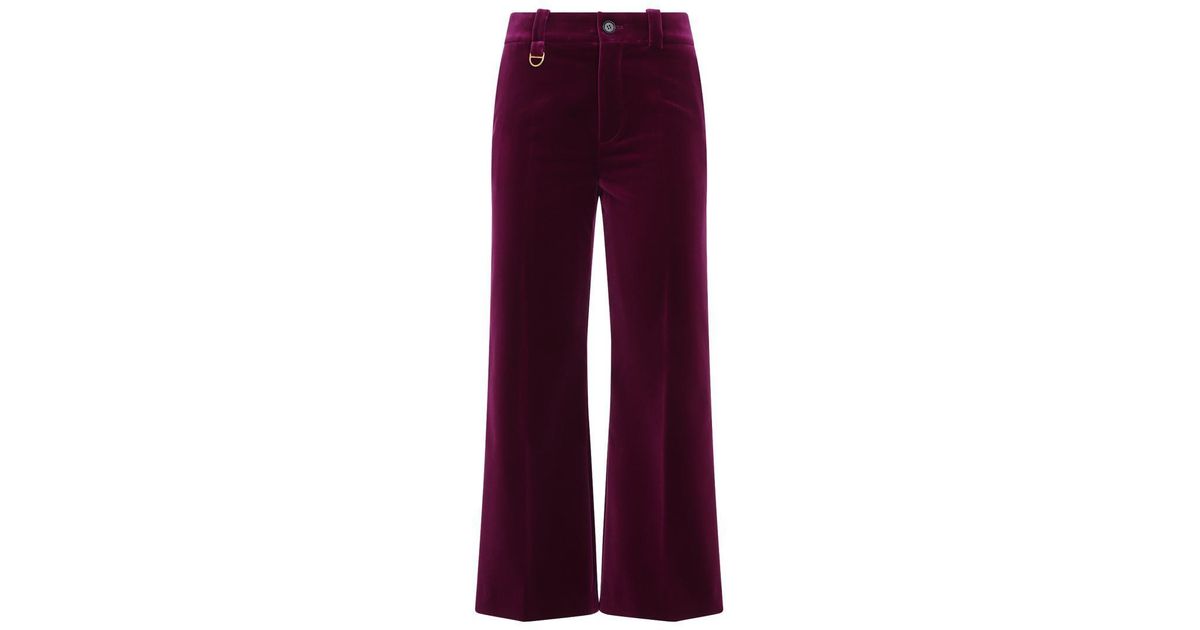 Chloé Pants in Red | Lyst