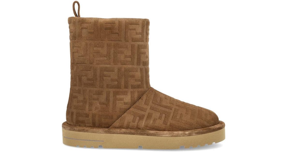 Fendi Boots in Brown | Lyst