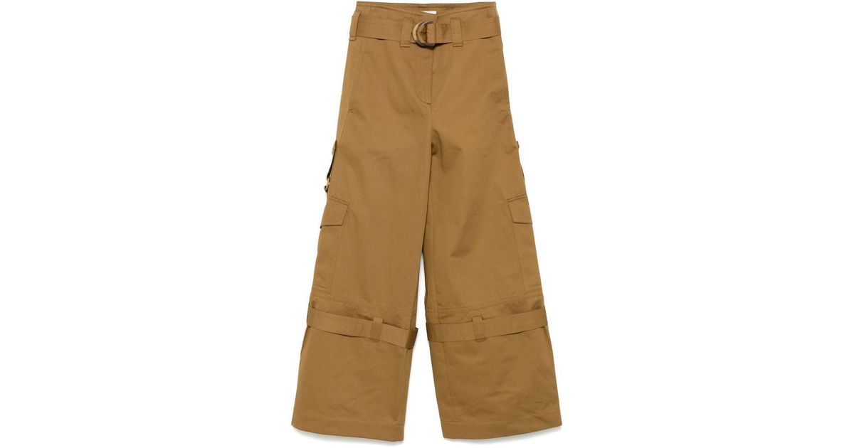 Zimmermann Pants in Brown | Lyst