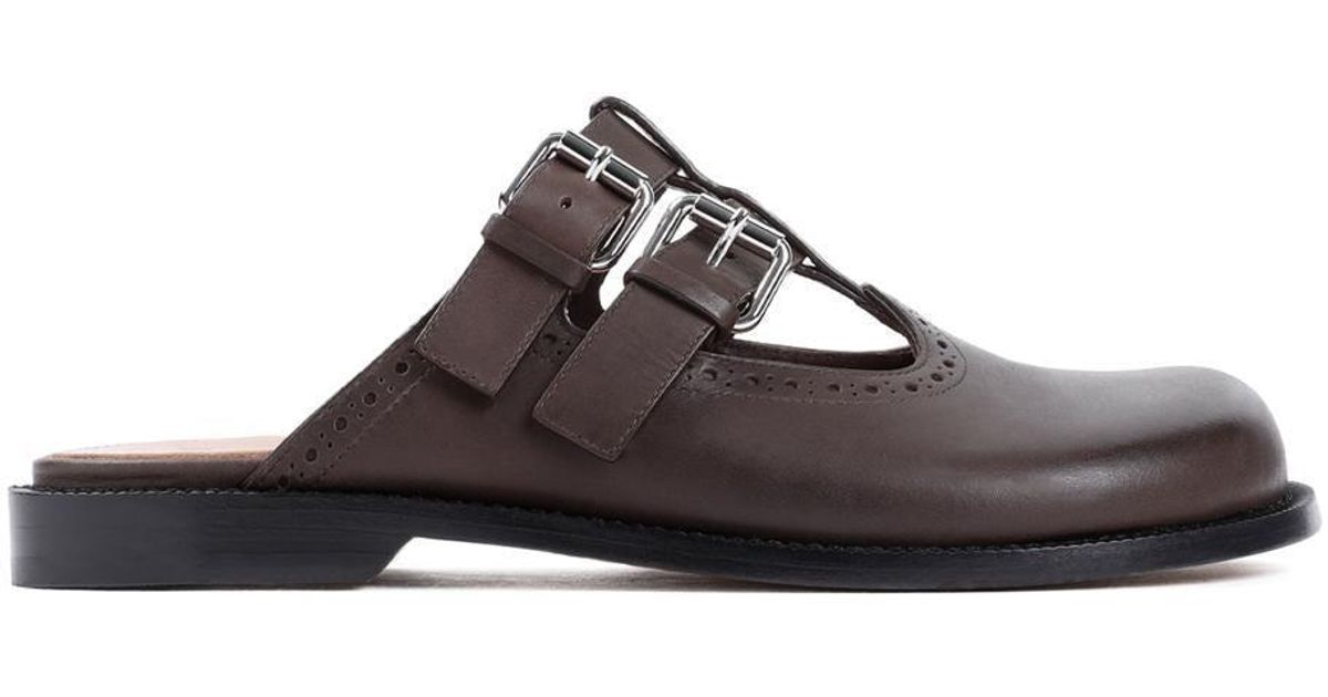 Loewe Heels in Brown | Lyst