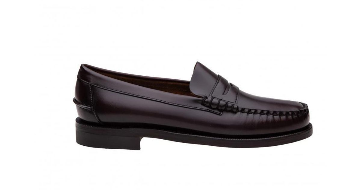 Sebago Moccasin in Black for Men | Lyst
