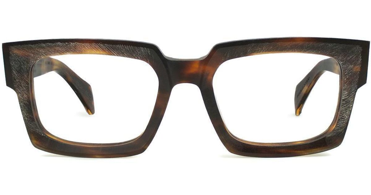 Dandy's Troy Rough Eyeglasses in Black | Lyst