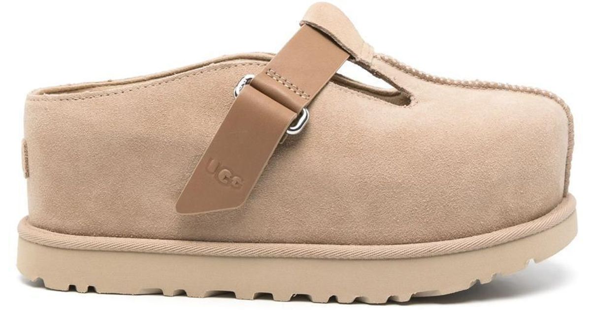 UGG W Goldenstar Hi Clog Shoes in Natural | Lyst