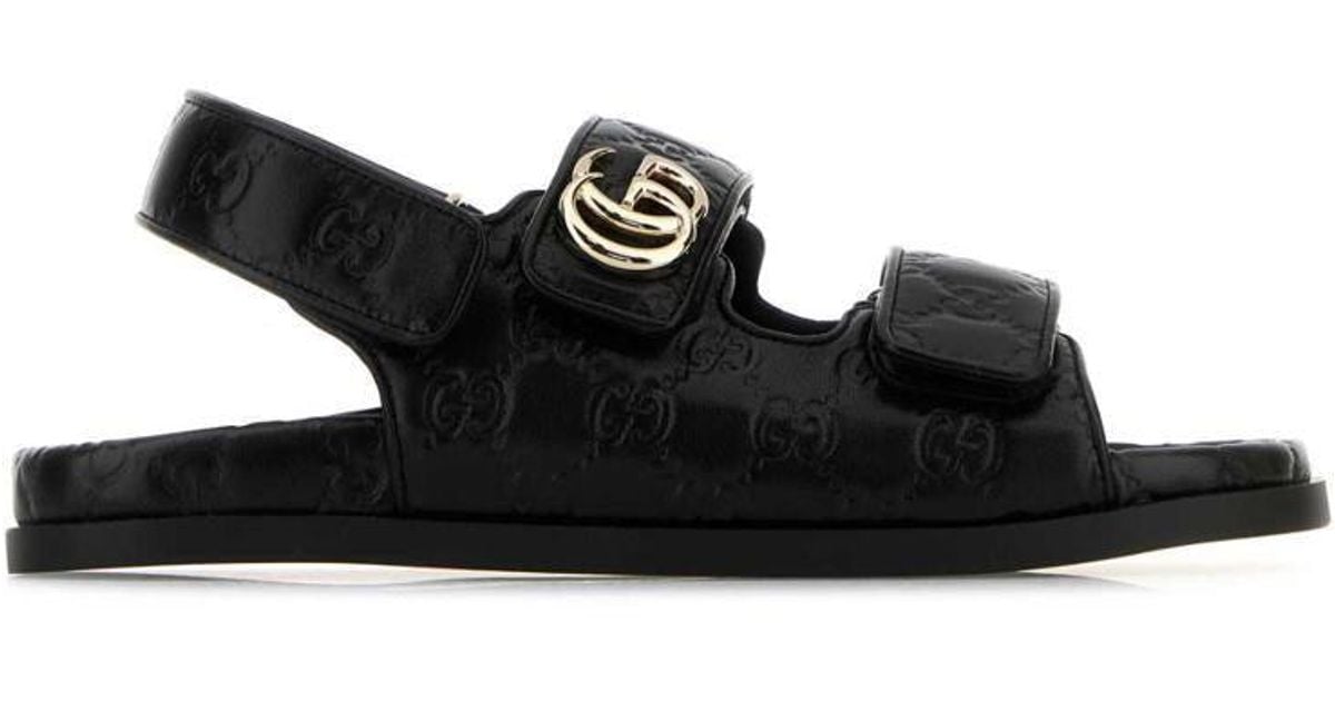 Gucci Sandals in Black | Lyst