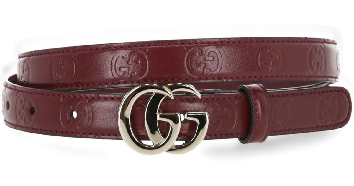 Gucci Belts in Purple | Lyst