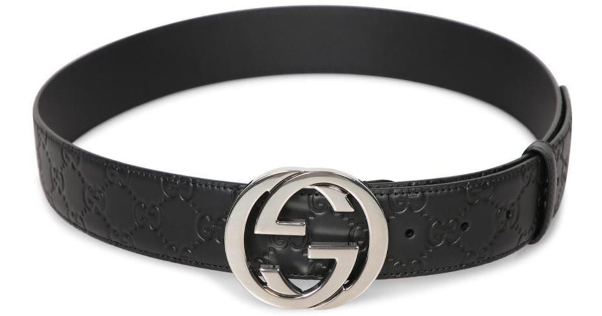 Gucci Belts in Black for Men | Lyst