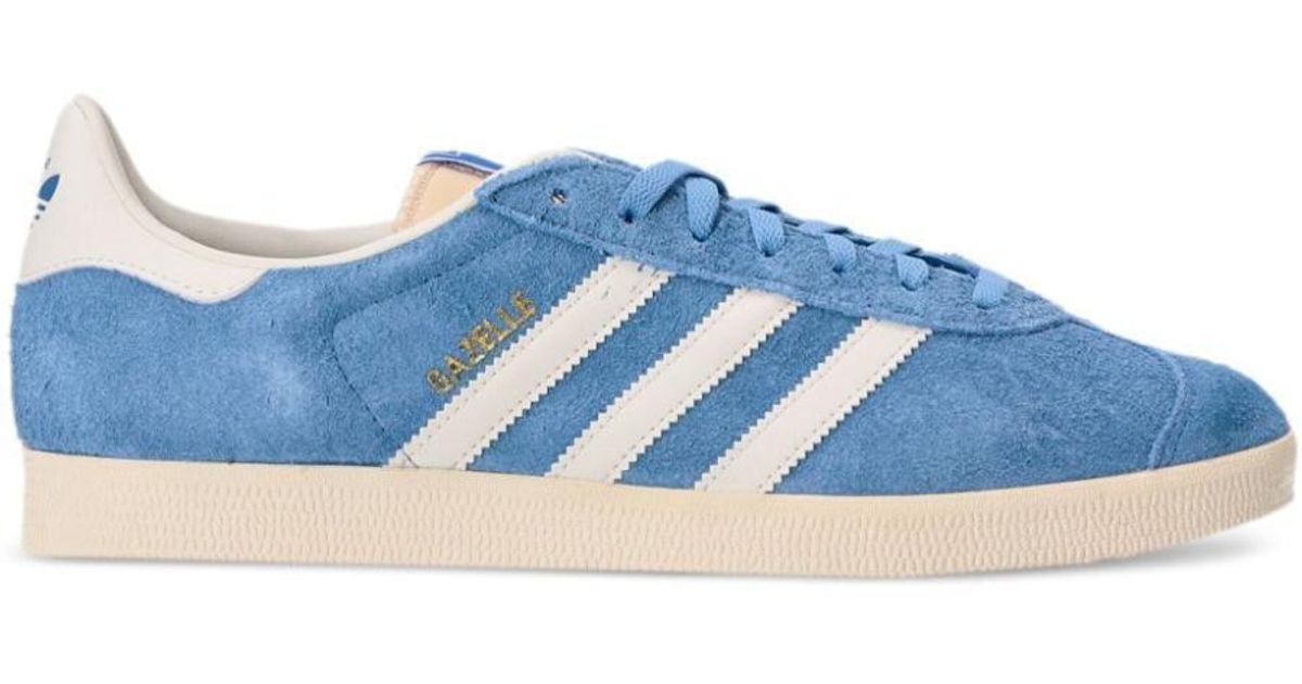 adidas Gazelle Lightblue/Owhite/Crewht Shoes for Men | Lyst UK
