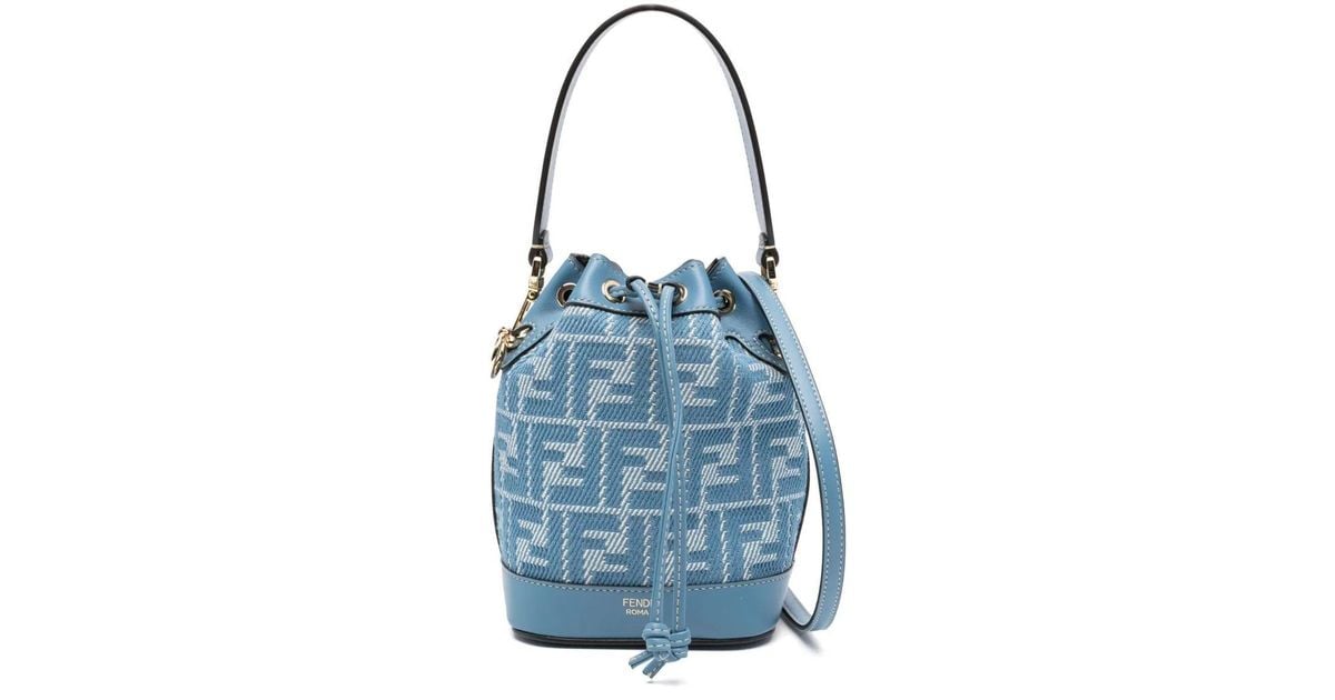 Fendi Mini Mon Tresor Bags in Blue | Lyst UK