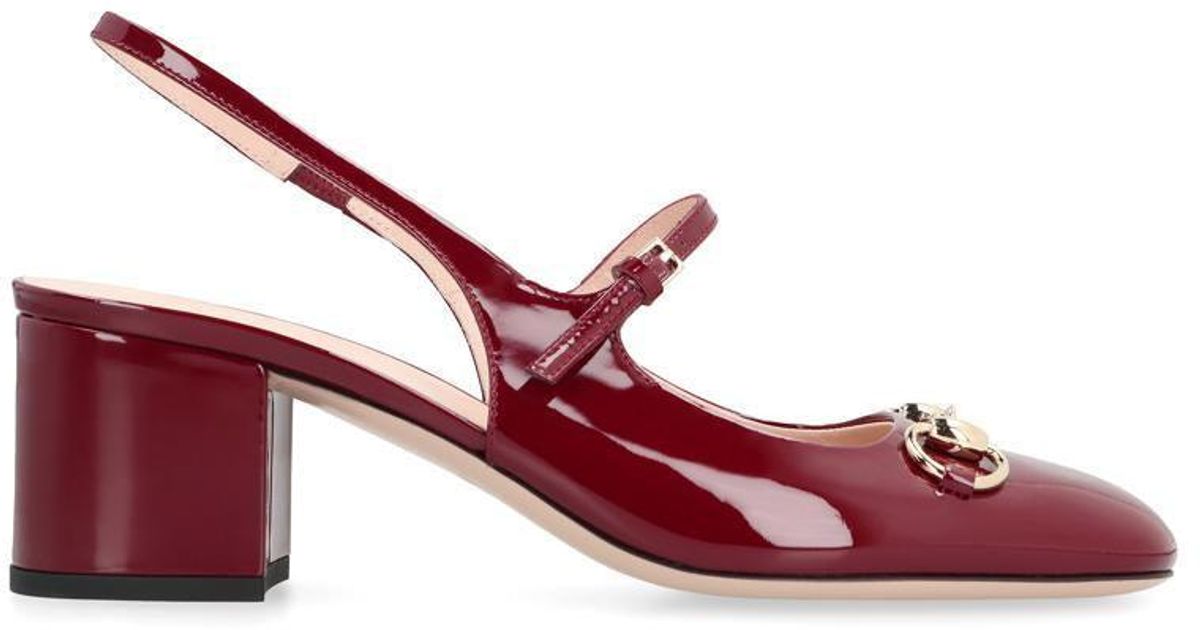 Gucci Pumps in Red | Lyst