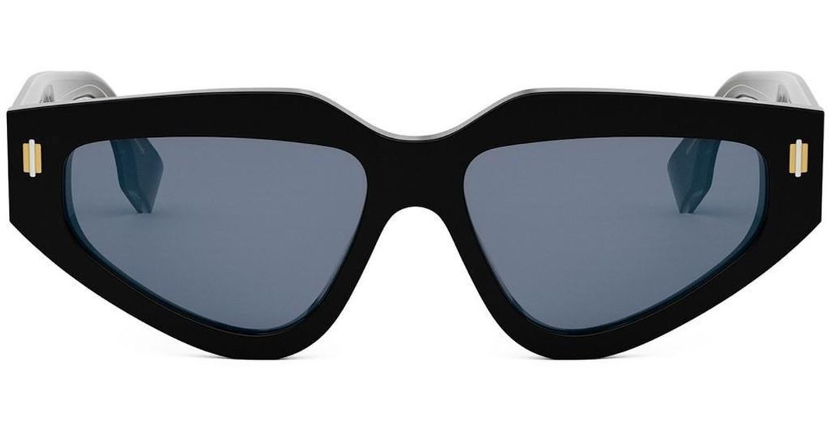 Fendi Roma Sunglasses in Blue | Lyst UK