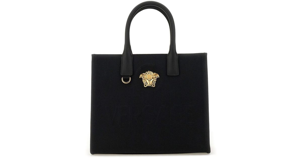 Versace Chic Mini Handbag For in Black | Lyst
