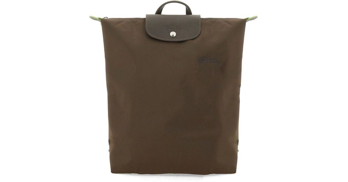 Longchamp Backpacks in Brown | Lyst