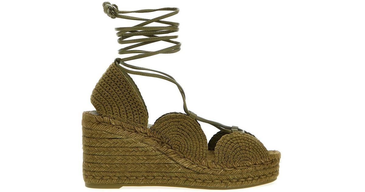 Loewe Wedges in Green | Lyst