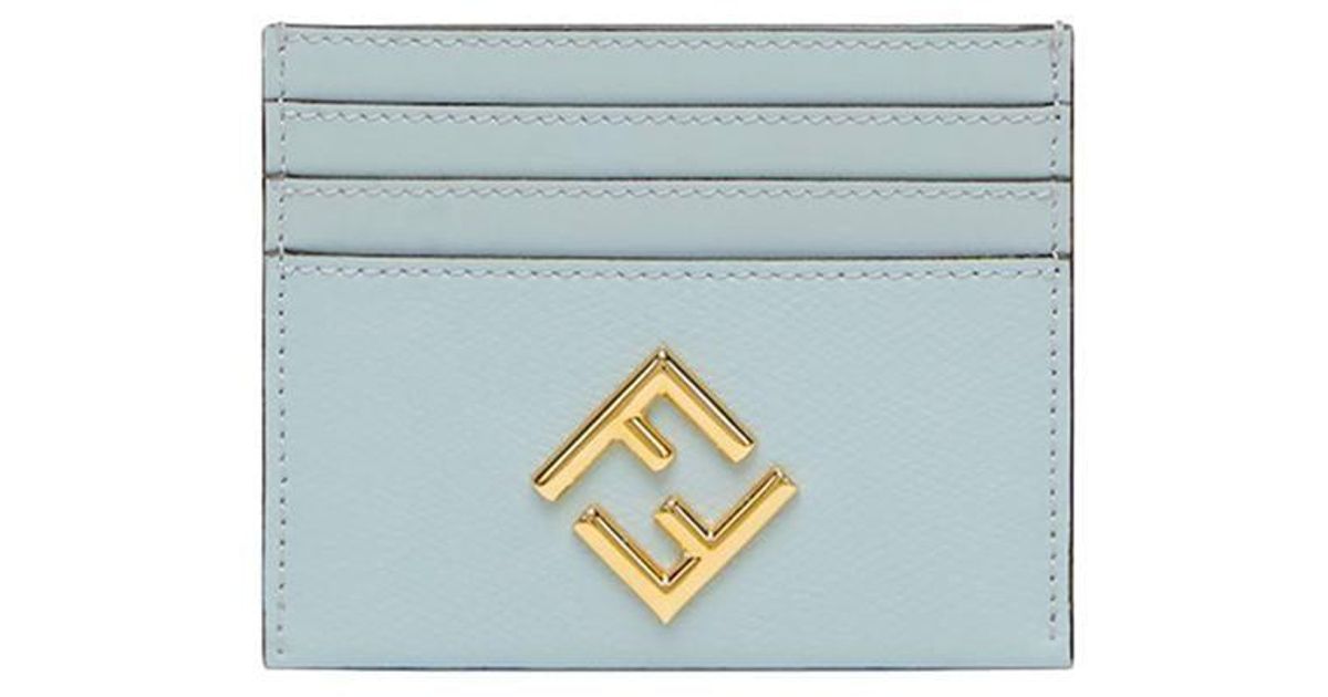 Fendi Ff Diamonds Card Case Accessories in Blue | Lyst UK