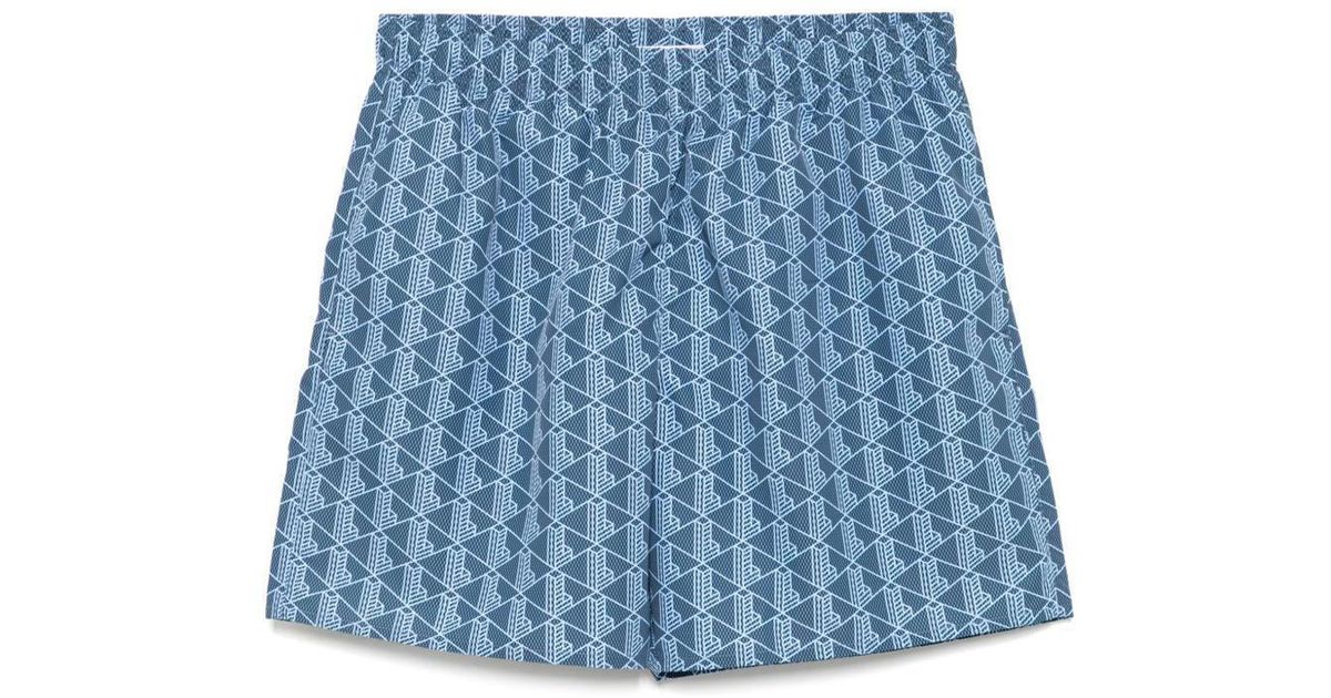 Lacoste Swimsuit in Blue for Men | Lyst