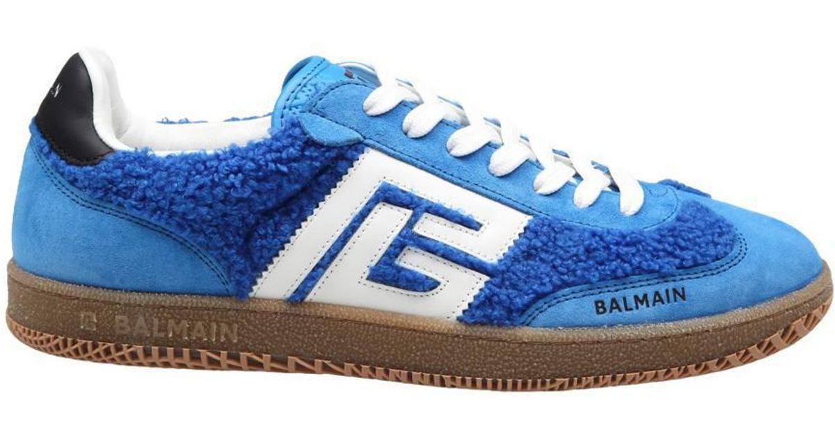 Balmain Sneakers in Blue for Men | Lyst
