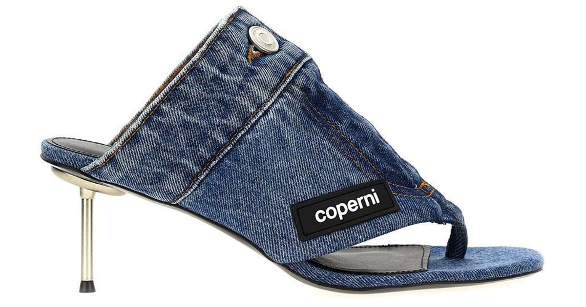 Coperni Sandals in Blue | Lyst