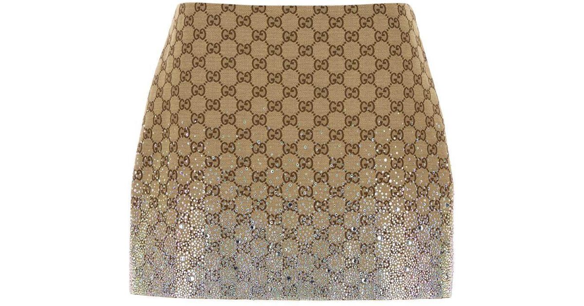 Gucci Skirts in Natural | Lyst