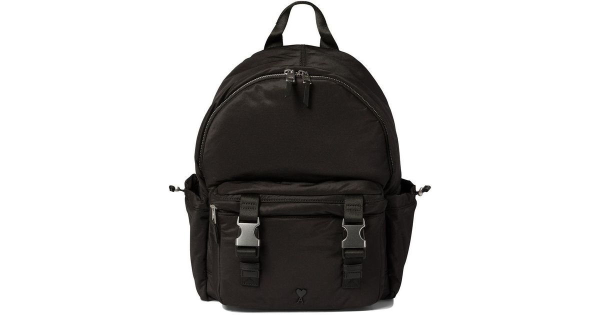 Ami Paris Backpacks in Black for Men | Lyst