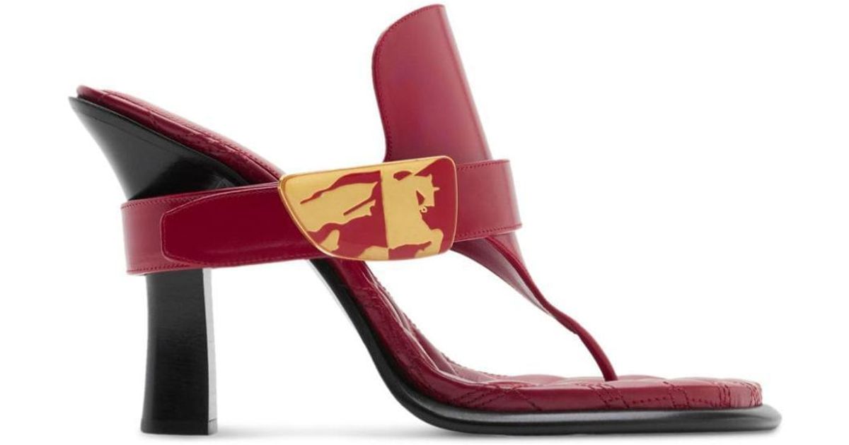 Burberry Sandals in Pink | Lyst