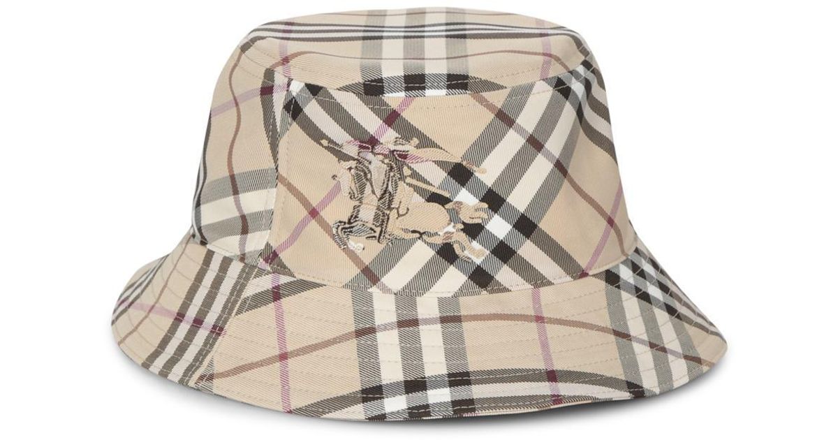 Burberry Hats in Natural for Men | Lyst UK