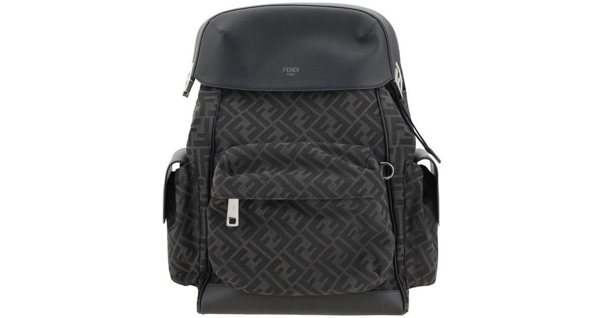Fendi Backpacks in Black for Men | Lyst