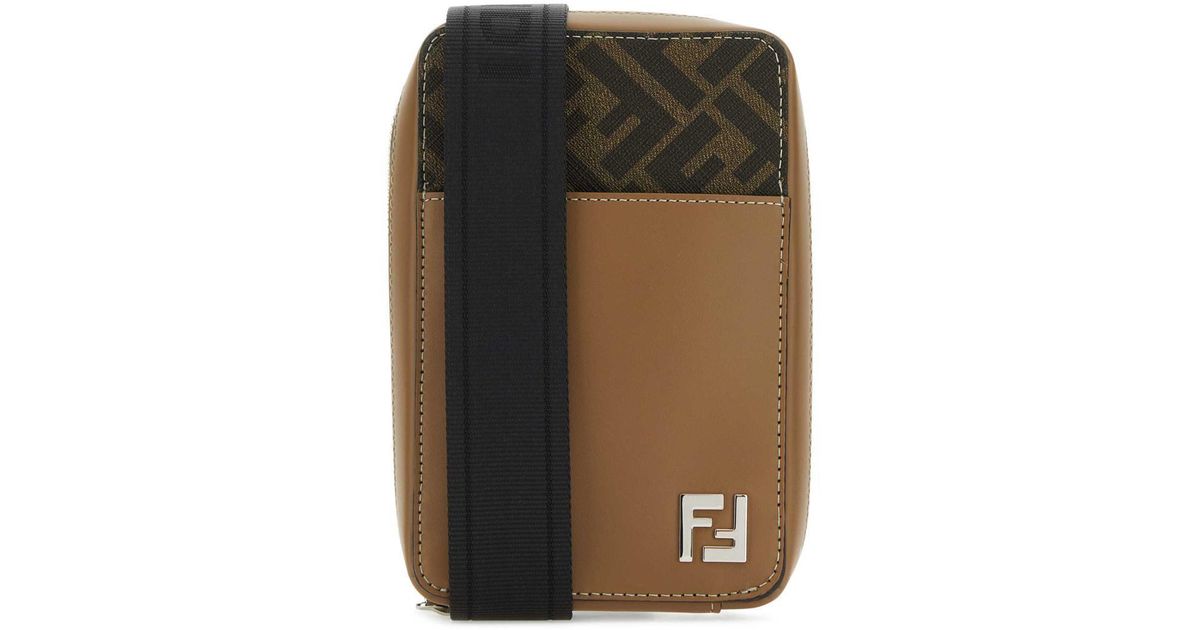 Fendi Shoulderbags in Black for Men | Lyst