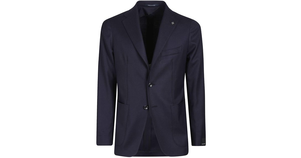 Tagliatore Jacket in Blue for Men | Lyst