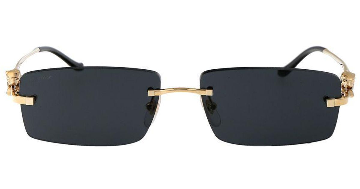 Cartier Sunglasses in Blue | Lyst