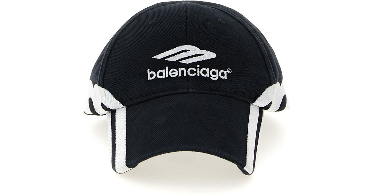 Balenciaga '3B Bal Cap' Cap in Blue for Men | Lyst UK