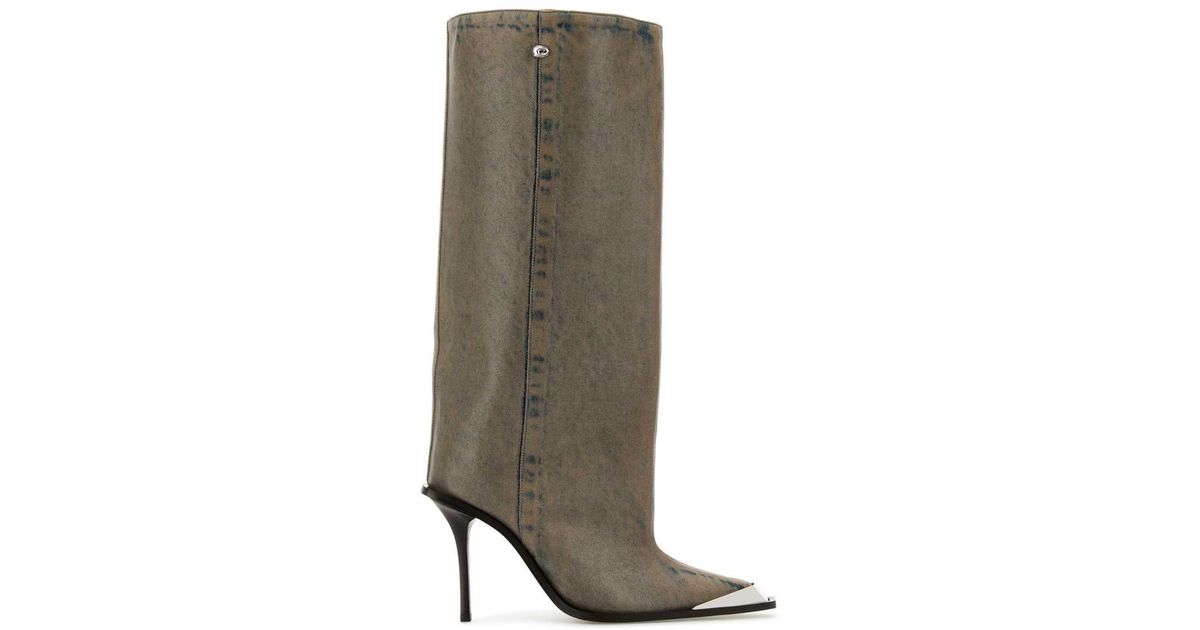 DIESEL Boots in Gray | Lyst