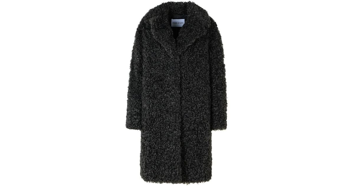 Stand Studio Coats & Jackets in Black | Lyst